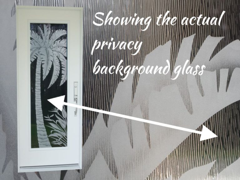 Aquatic Etched Glass Designs - Etched Glass Doors Florida